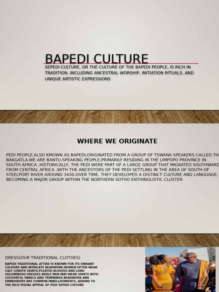 Final Product (Bapedi Culture) | PDF