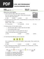 Year 4 Mathematics Assessment | PDF | Length | Mathematics