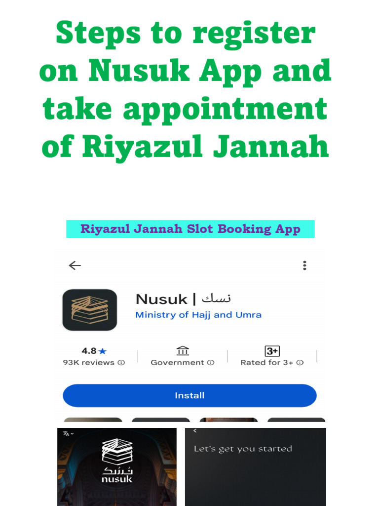 Nusuk App Registration Guide | PDF