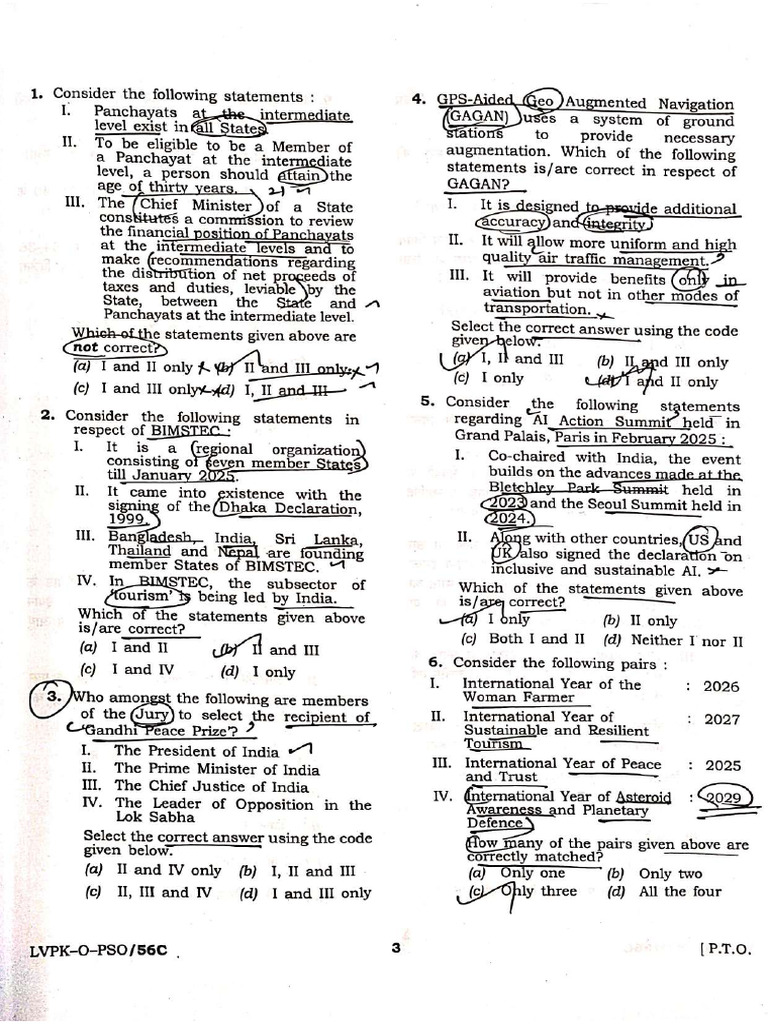 Upsc Question Paper 2025 Gs Paper 1 Set C | PDF