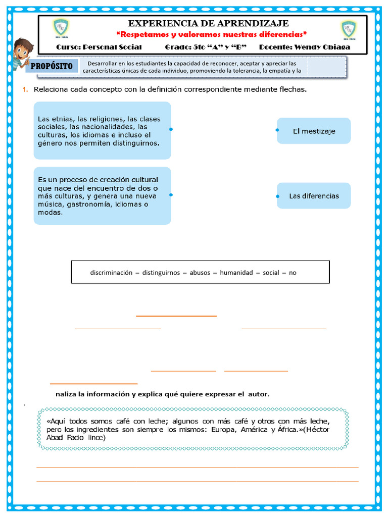Promoviendo la Inclusión y Tolerancia | PDF