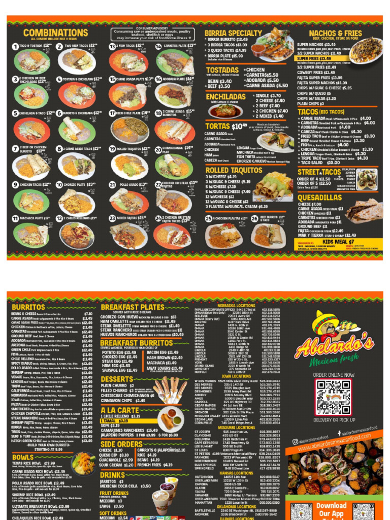 Abelardo's Menu | PDF