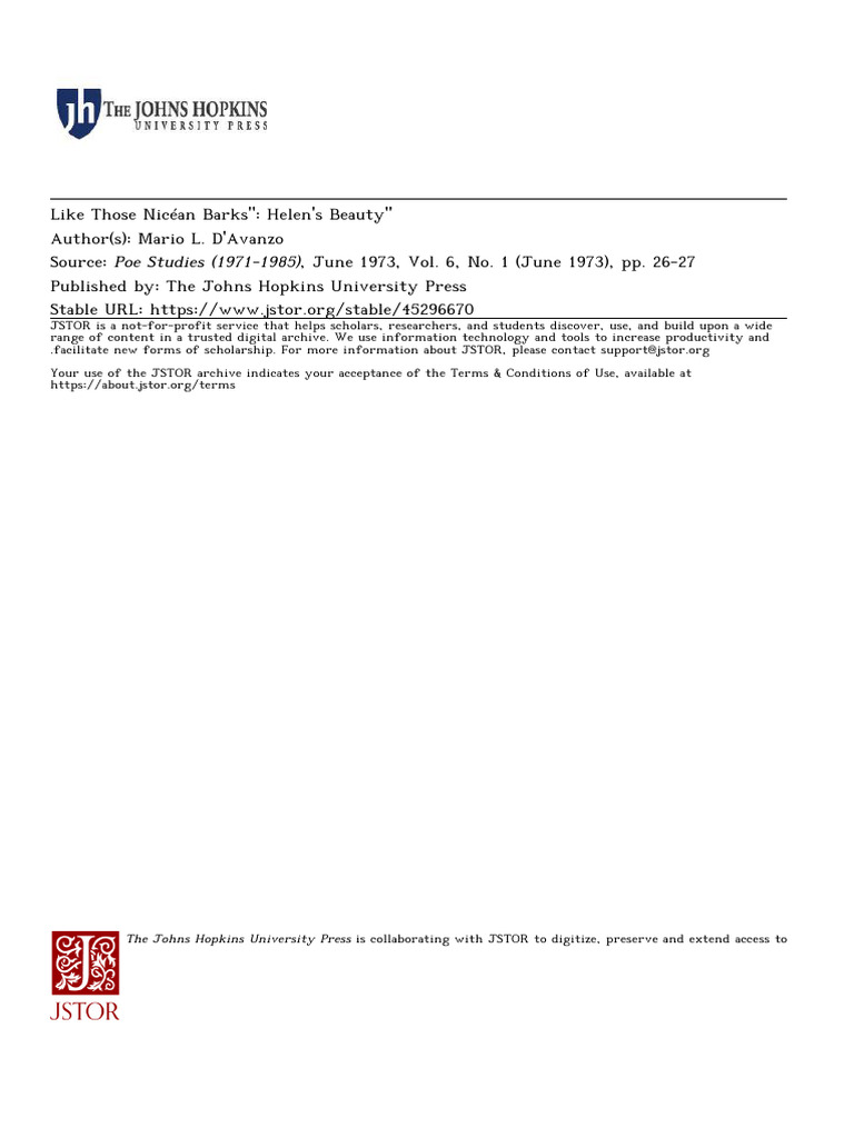 DAvanzo LikeNicanBarks 1973 | PDF