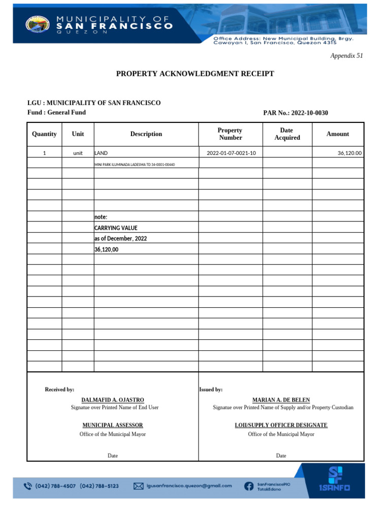 Assessor 2022-0029 | PDF