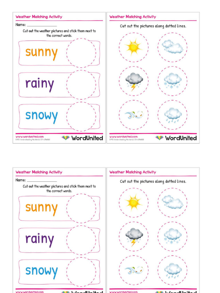 Weather Activities | PDF