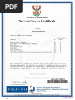 Matric Statement of Results | PDF