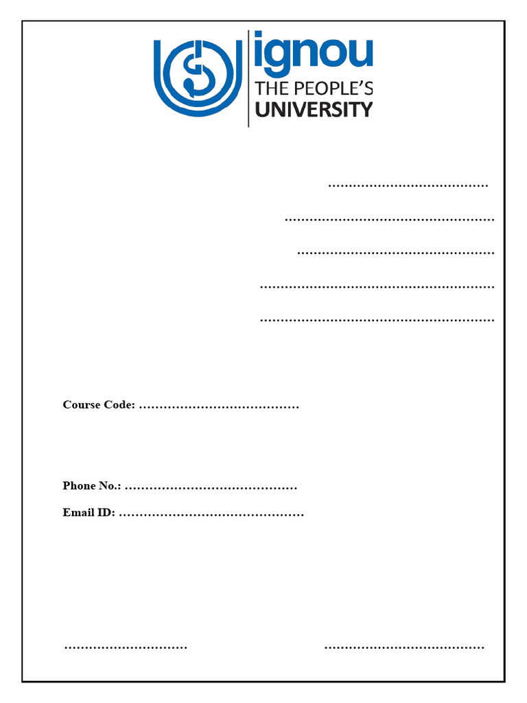 Assignment Coversheet | PDF