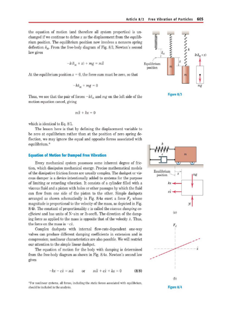 Damped and Forced Oscillation | PDF