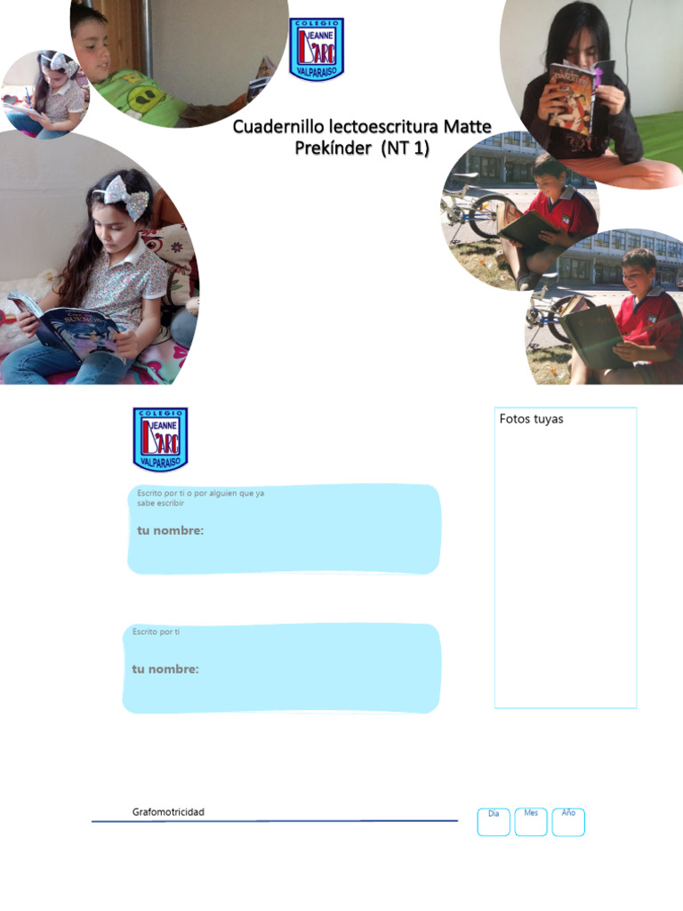 Cuadernillo Prekínder JD (NT1) | PDF | Lápiz | Planetas