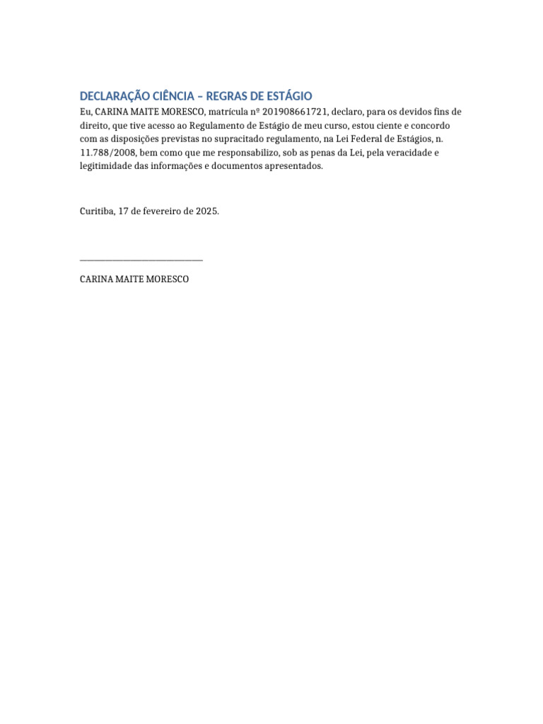 Documentos - Comprobatorios - Carina - Moresco Chat | PDF