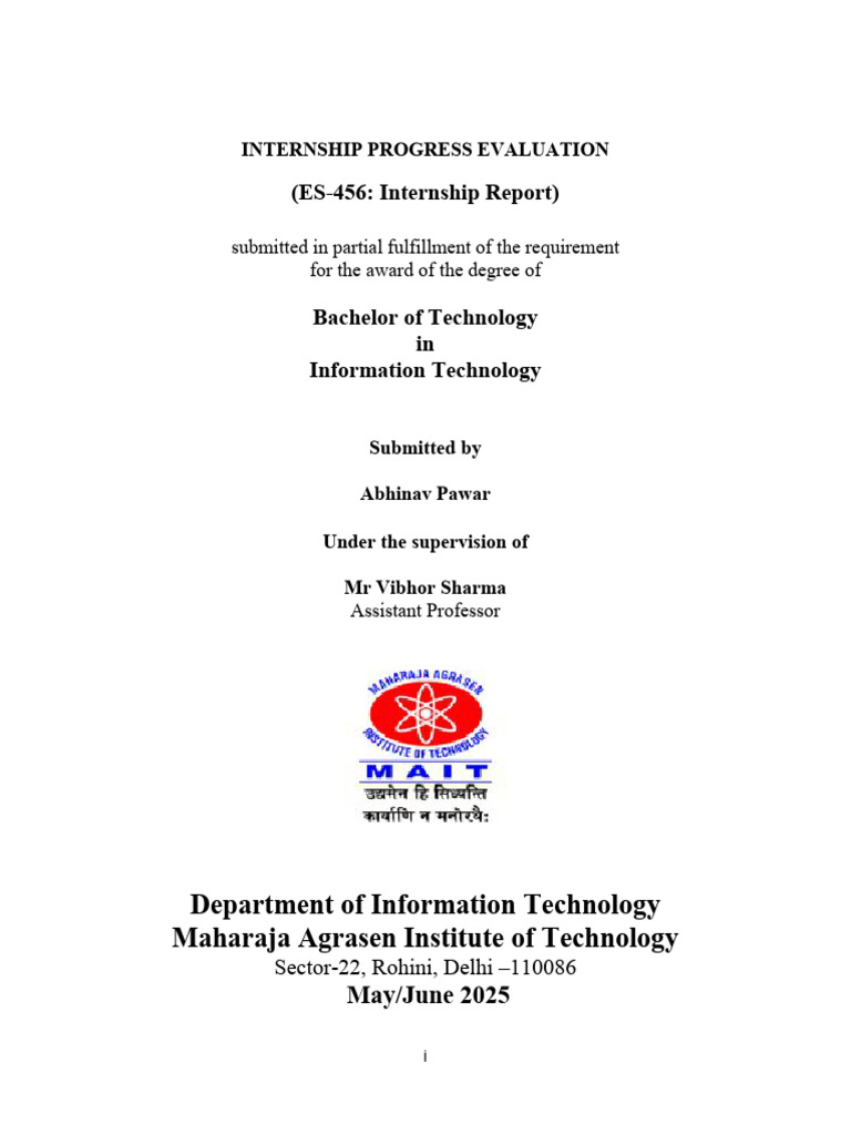 Final Year Internship Report | PDF | Mobile App | Android (Operating ...