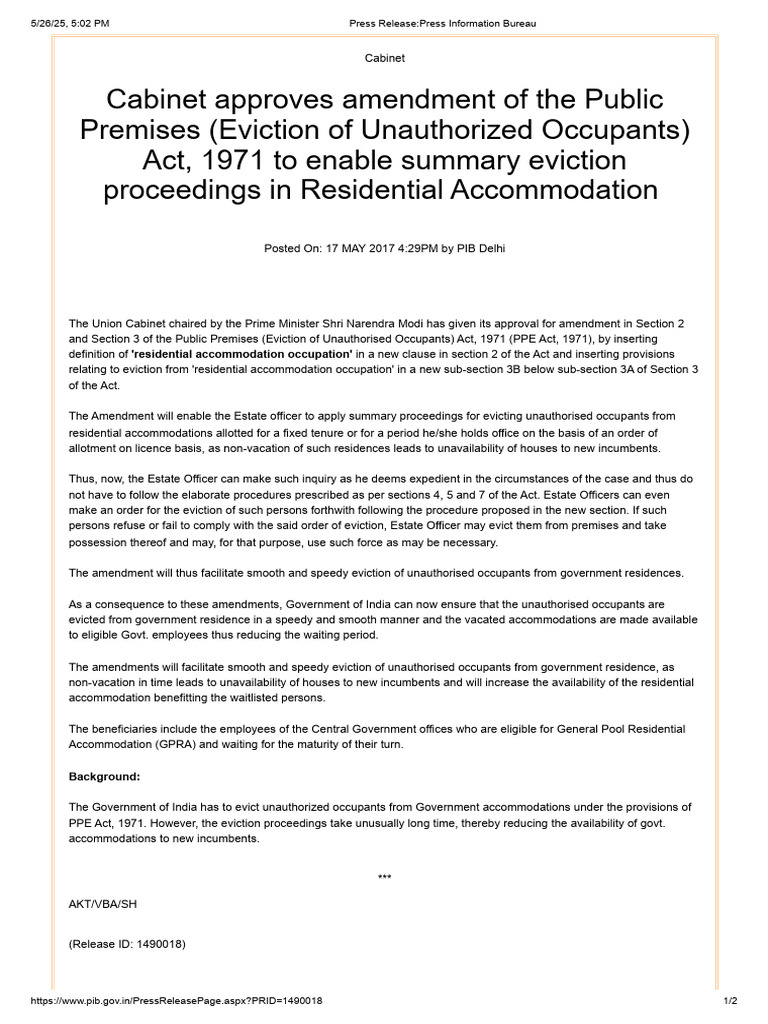 Press Release - 3B PP Act Insertion | PDF | Public Law | Legal Documents