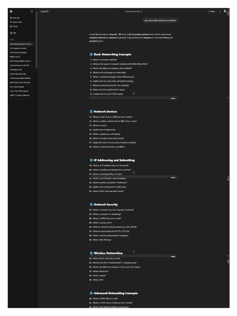 Networks | PDF