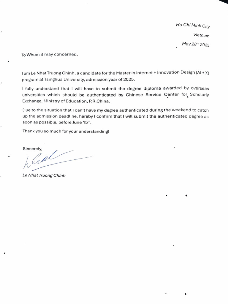 Explaination Letter | PDF