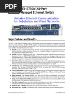 Port Server SEL-3610 | PDF | Port (Computer Networking) | Computer Network