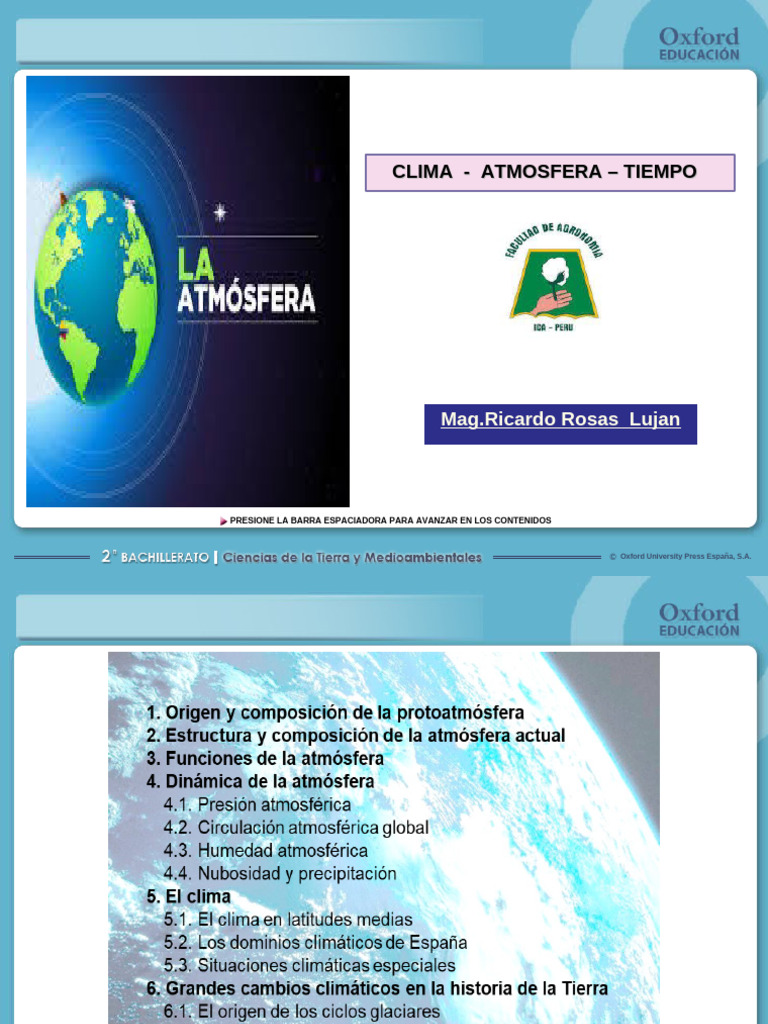 Clima - Atmosfera - Tiempo | PDF | Atmósfera | Circulación Atmosférica