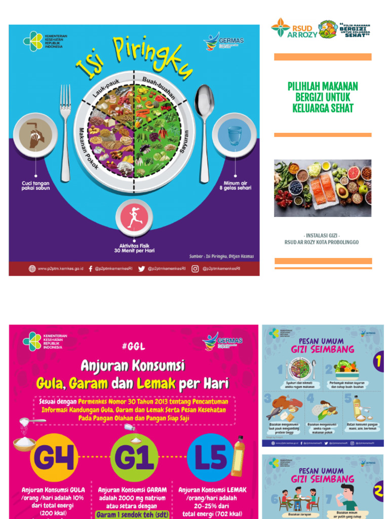 Leaflet Makanan Bergizi | PDF