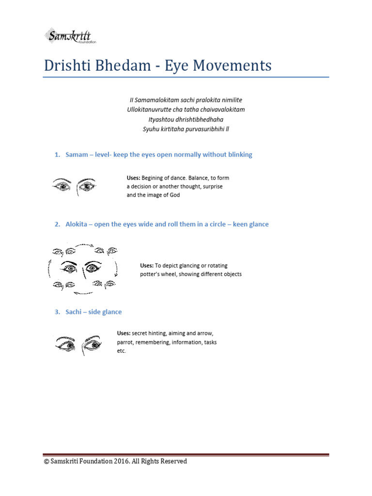 Eye Movement Techniques in Dance | PDF