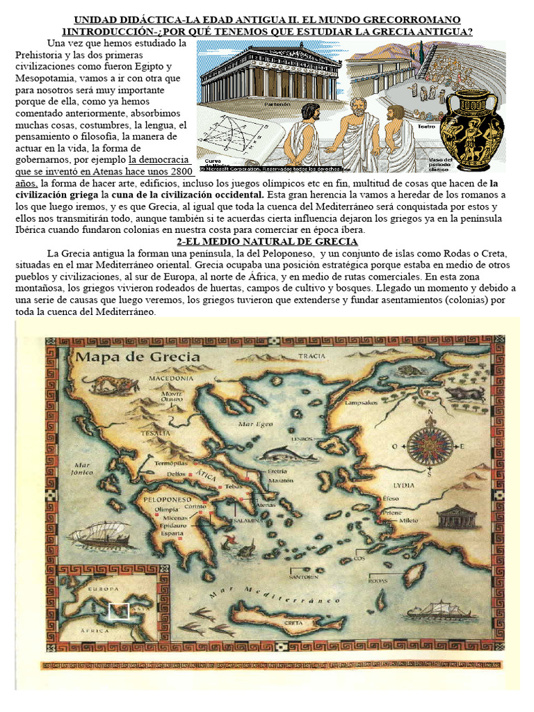 El Mundo Grecorromano | PDF | Antigua Grecia | imperio Romano