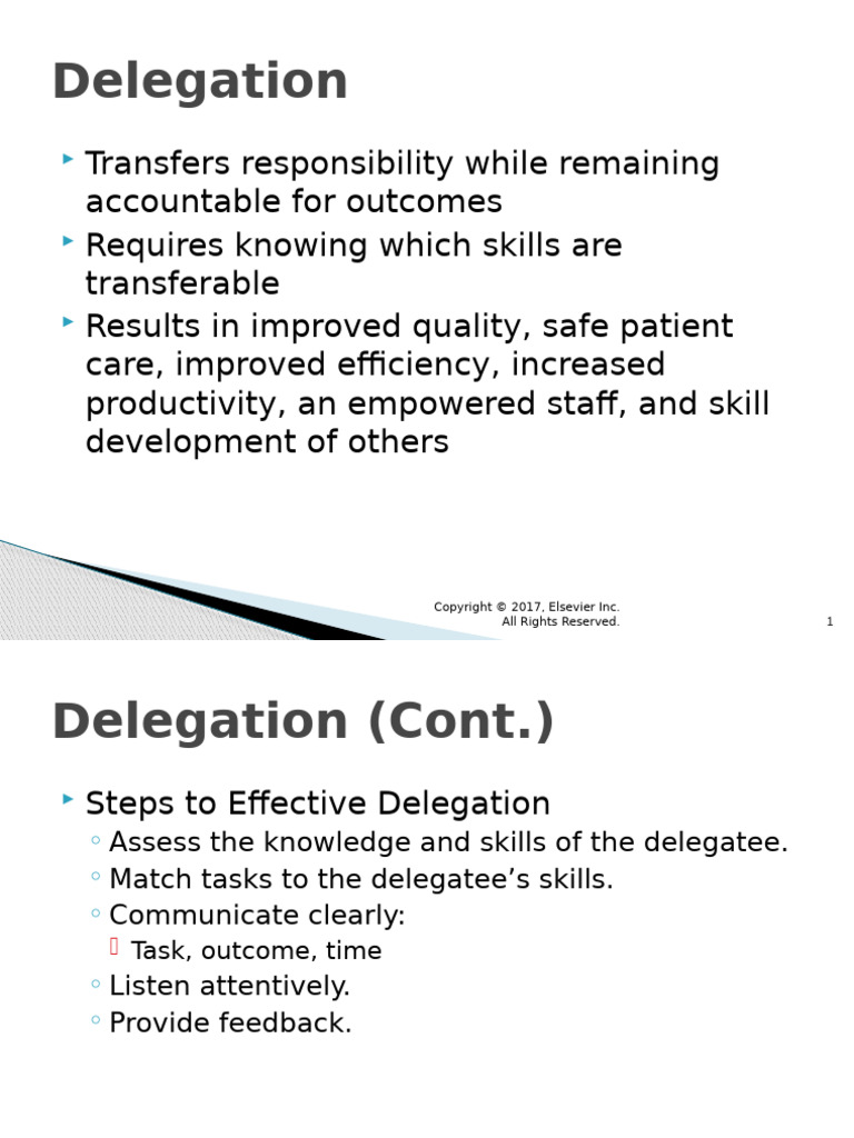 DELEGATION Communication Documentation | PDF | Patient | Human Diseases And Disorders