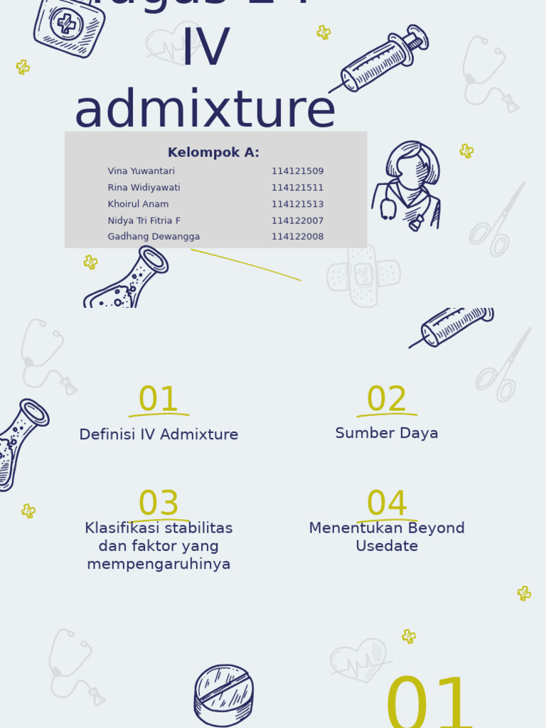 IV Admixture Tugas 2 Rina Khoirul Vina Gadhang Nidya | PDF