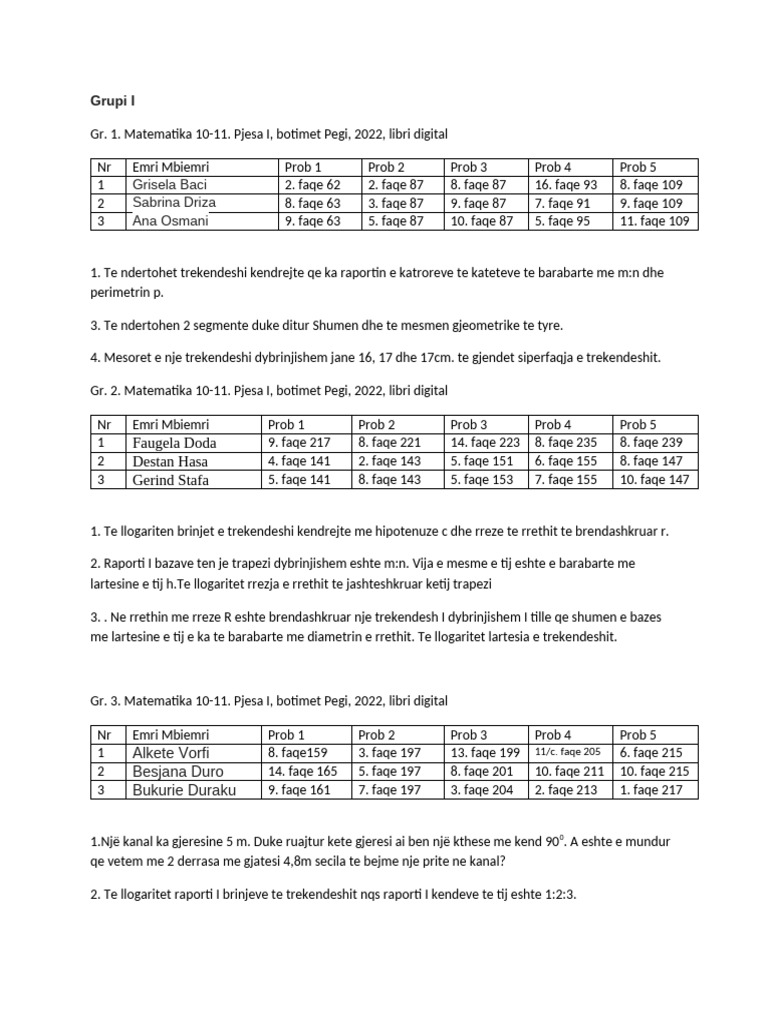 Detyra 1 Strat e ZGJ 2025studentet | PDF