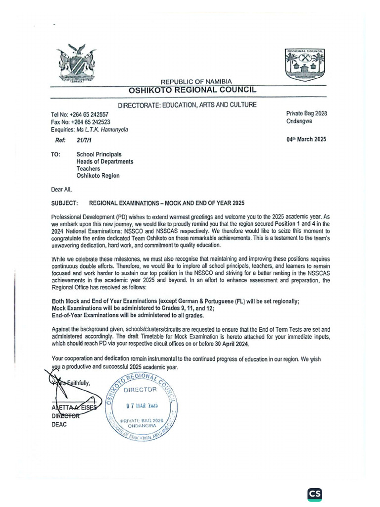 Provisional Mock Timetable 2025 | PDF
