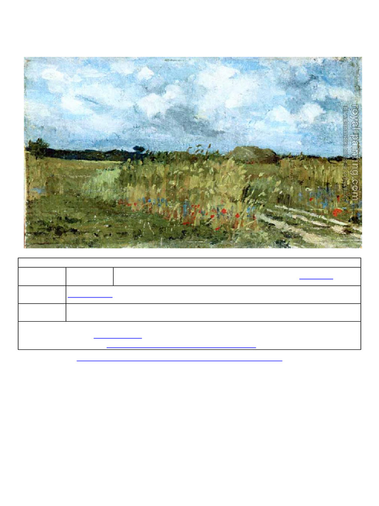 Flowering Field by Ion Andreescu | PDF