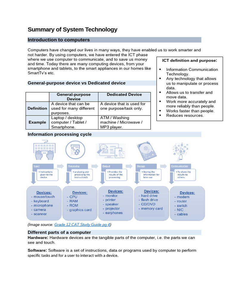 System Technology Textbook | PDF | Image Scanner | Computer File
