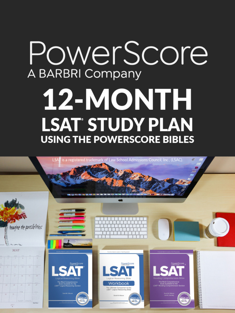 PowerScore 12 Month LSAT Self-Study Plan 2024-2025 | PDF | Law School ...