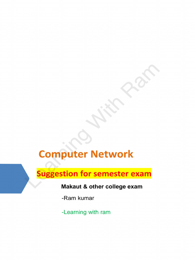 Computer network suggestion_learning_with_ram | PDF