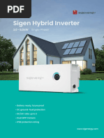 Datasheet - SigenStack BAT 12.0 & SigenStack BC | PDF | Energy ...