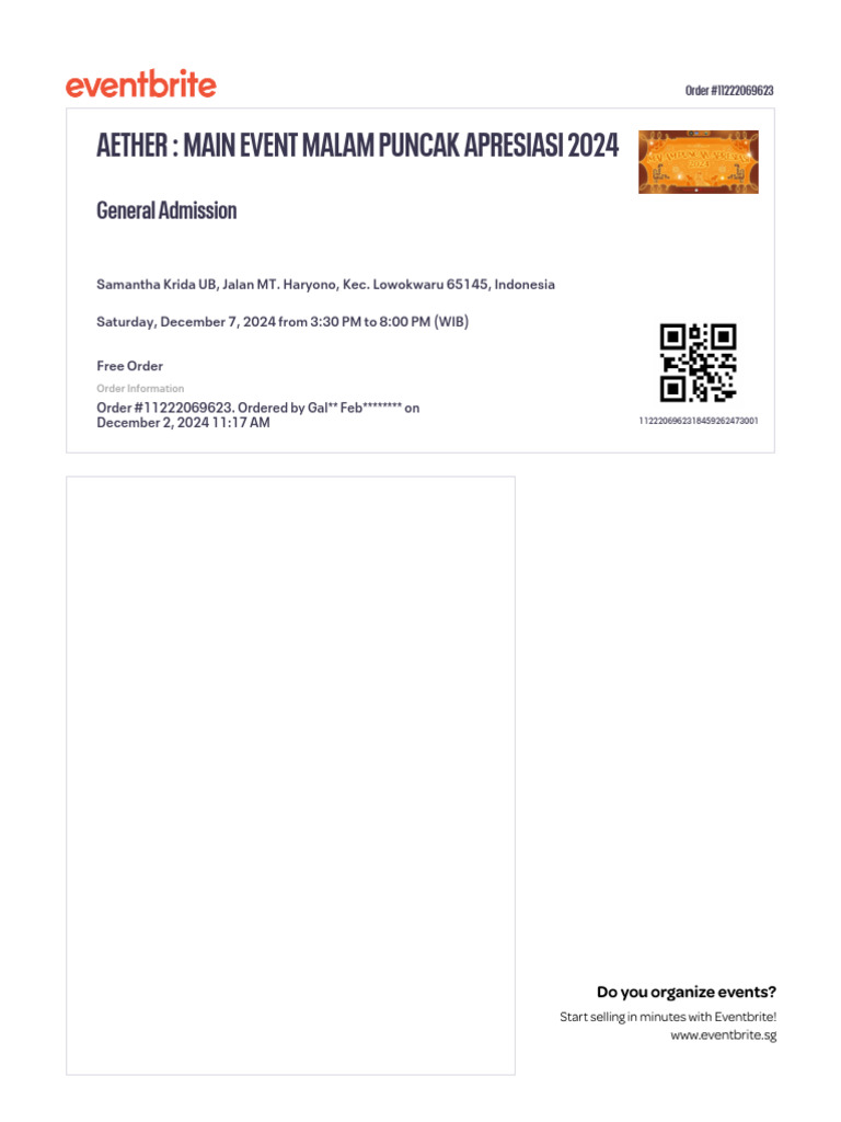 TIKET UB Bubun | PDF