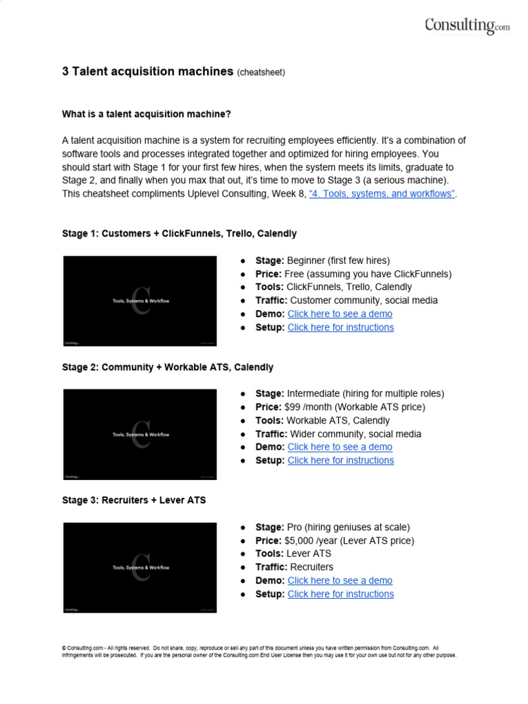 3 Talent Machines (Overview) | PDF | Computing | Software