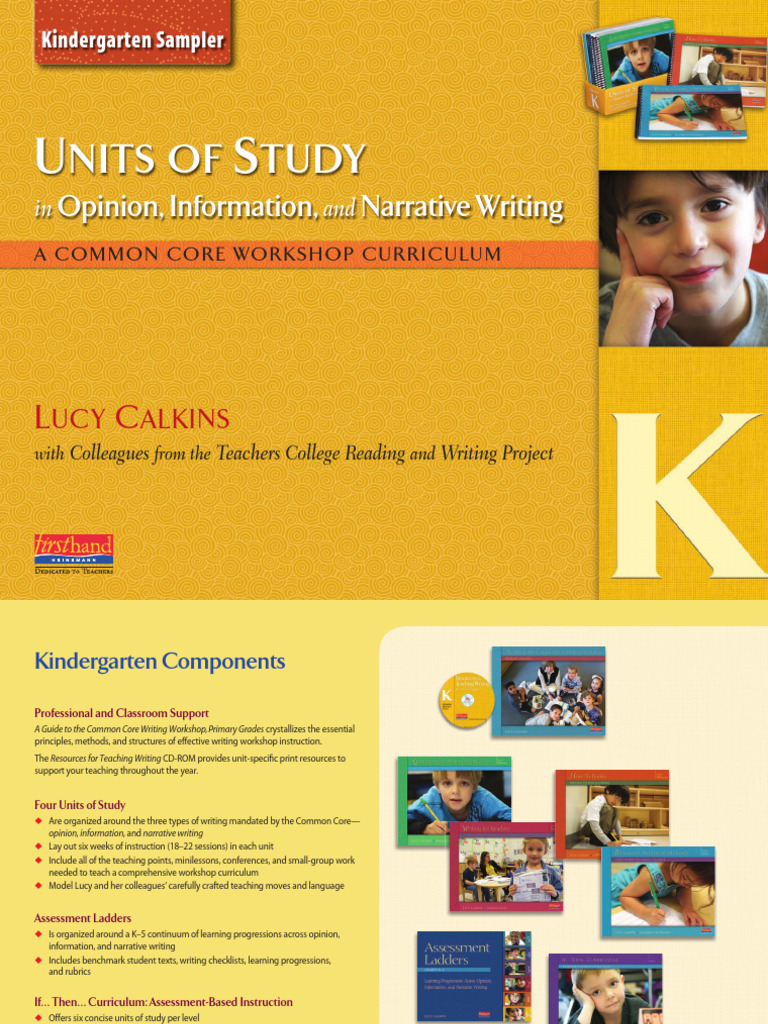 Kindergarten Writing Workshop Guide | PDF | Curriculum | Human ...