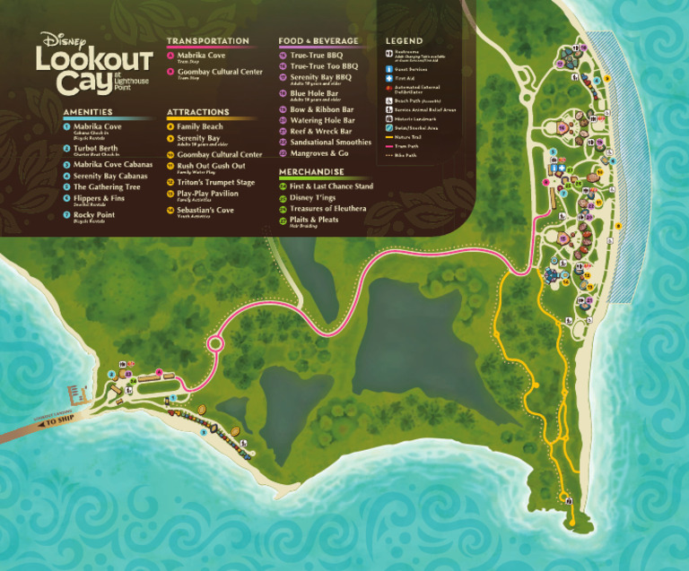 Castaway Cay Map | PDF