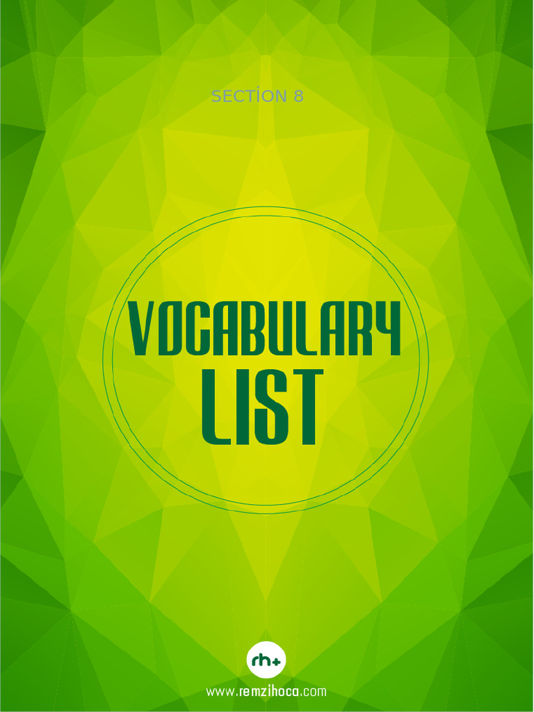 Vocabulary Attack Kelime Listeleri | PDF