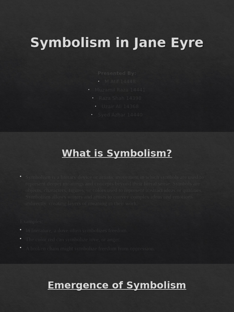 Symbolism in Jane Eyre Explained | PDF | Jane Eyre | Love