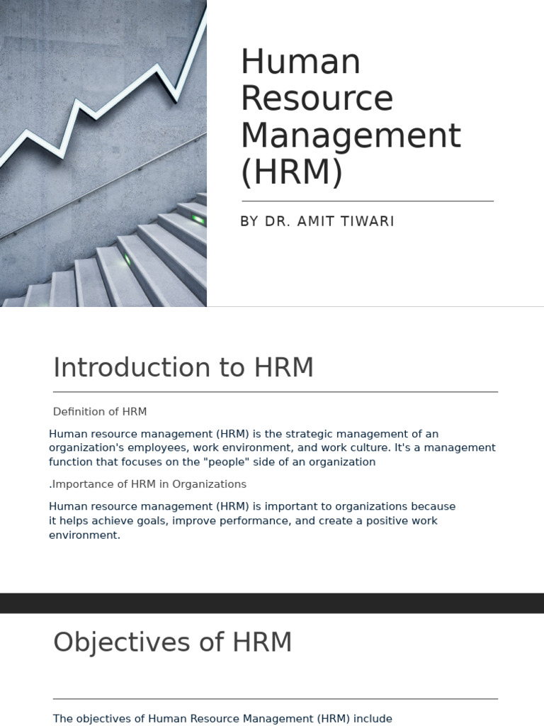 Human Resource Management Overview | PDF | Performance Appraisal ...