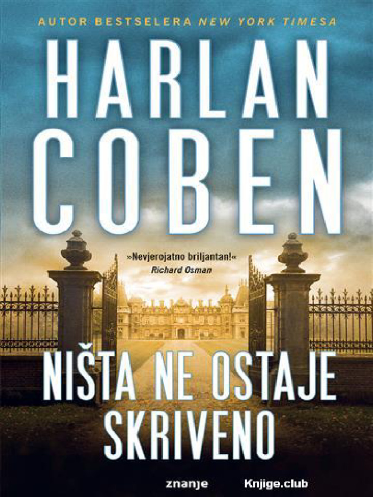 Harlan Coben-Ništa Ne Ostaje Skriveno | PDF