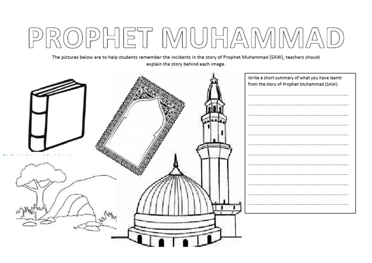 Prophet Muhammad (SAW) - Worksheet | PDF