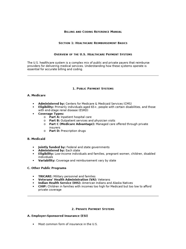 Billing_and_Coding_Reference_Manual_Template | PDF | Endocrine System ...