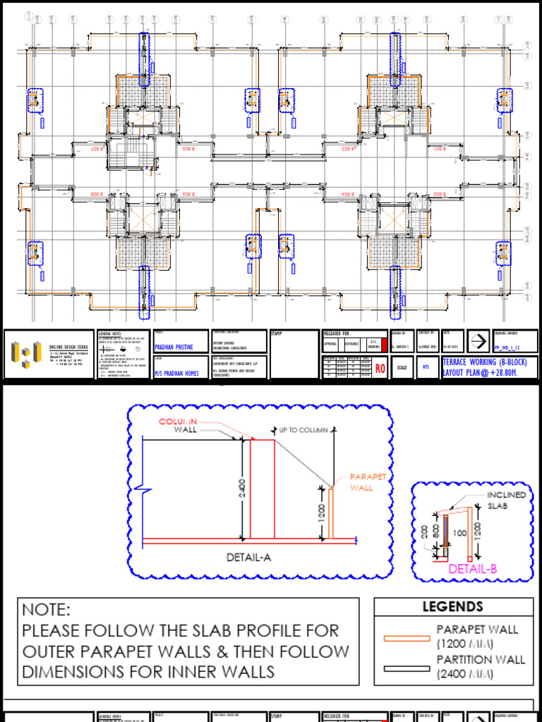 01 - PP - WD - Terrace Blockwork Drawing (B-Block) - 010525 | PDF