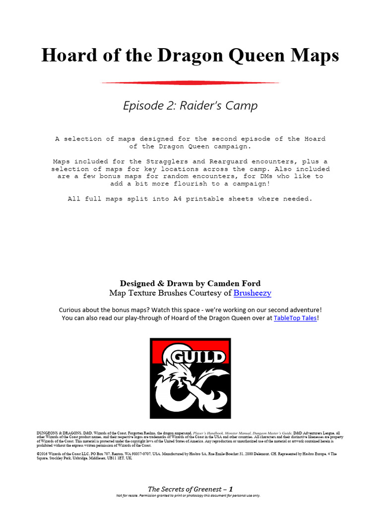 1060857-Episode 2 Hoard of The Dragon Queen Maps | PDF | Wizards Of The ...