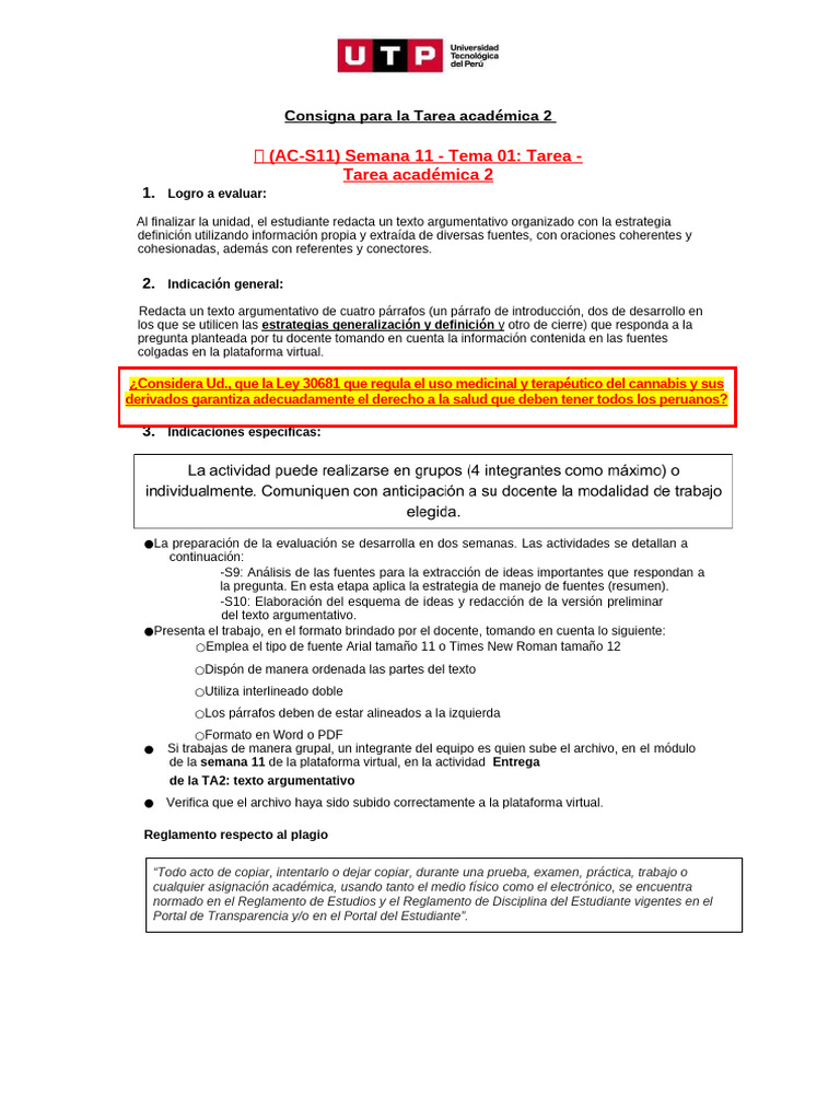 ? Considera Ud., Que La Ley 30681 Que Regula El Uso Medicinal y ...