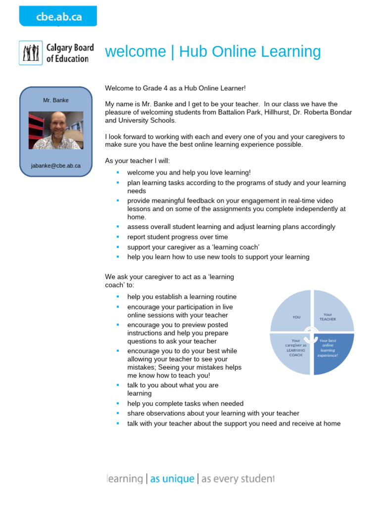 Welcome to Grade 4 Online Learning | PDF | Learning | Educational ...