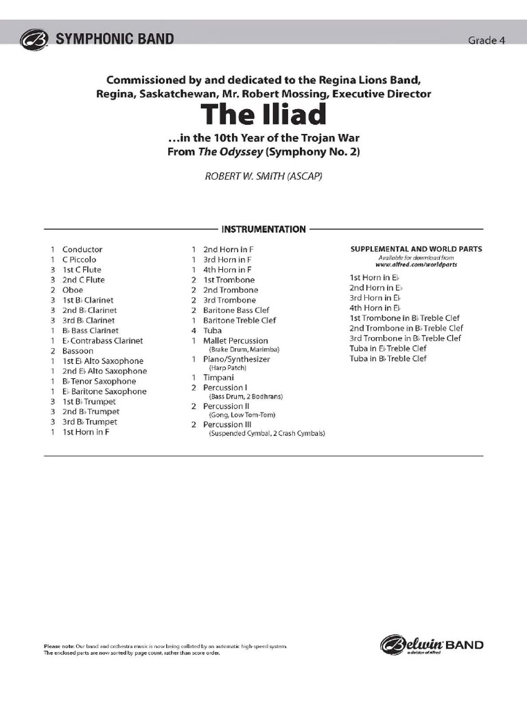 01 - The Iliad | PDF