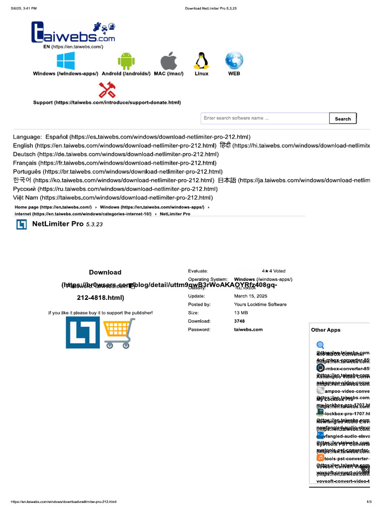 Netlimiter Pro 5.3.23.0 | PDF
