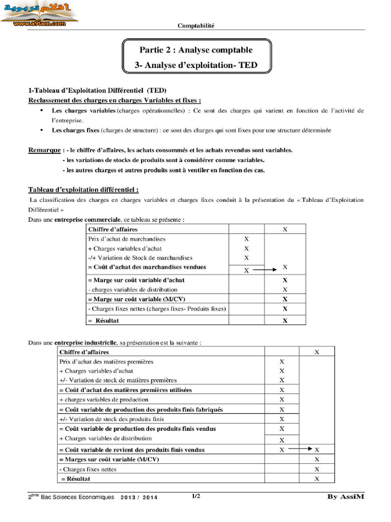 Cours 2bac Se CMF 08 | PDF