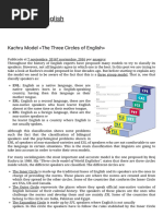 Lesson 8 Kachru Model "The Three Circles of English" | PDF | English As A Second Or Foreign ...
